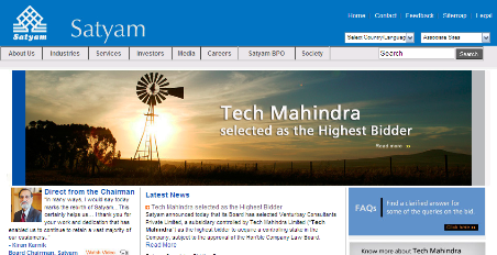 Tech Mahindra Win Bid To Take Over Satyam Computers