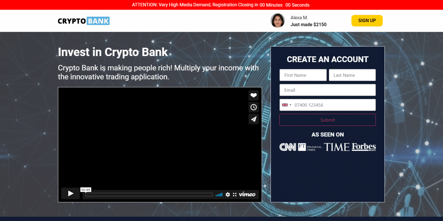 Crypto Bank Review 2023: Is it Legit, or a Scam? | Signup Now!